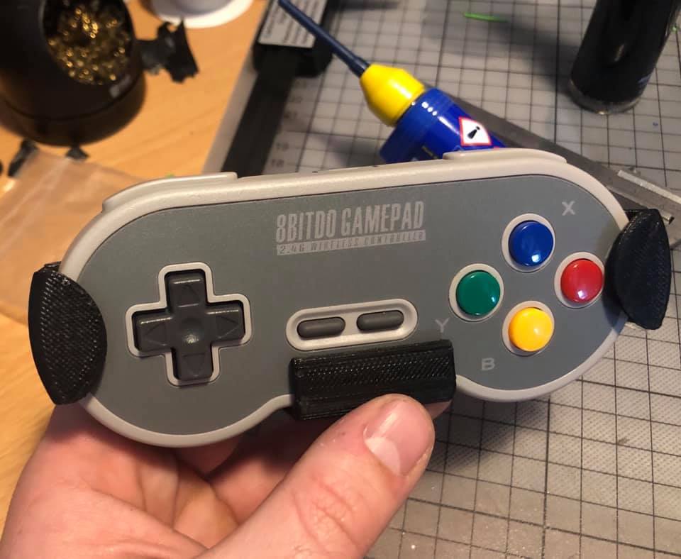 8Bitdo / SNES Controller Wall Mount by NeoRame | Download free STL ...