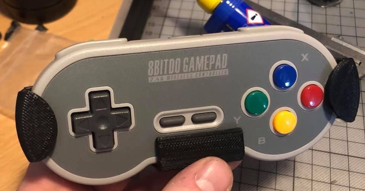 8Bitdo / SNES Controller Wall Mount by NeoRame | Download free STL ...