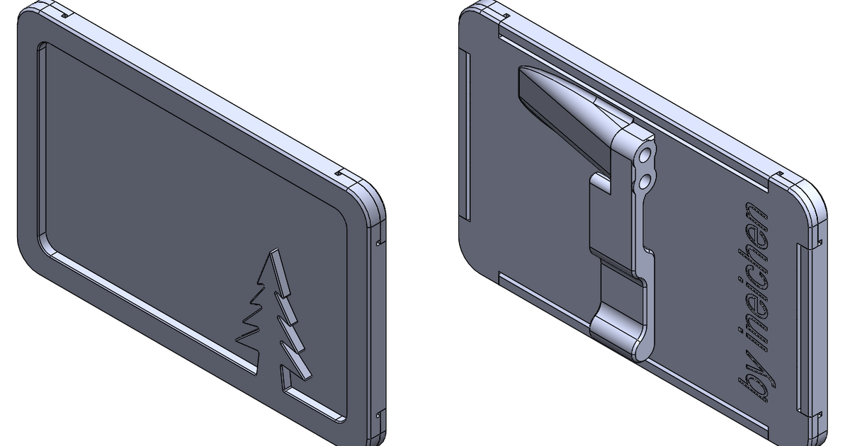 THE BADGE HOLDER by ineichen | Download free STL model | Printables.com