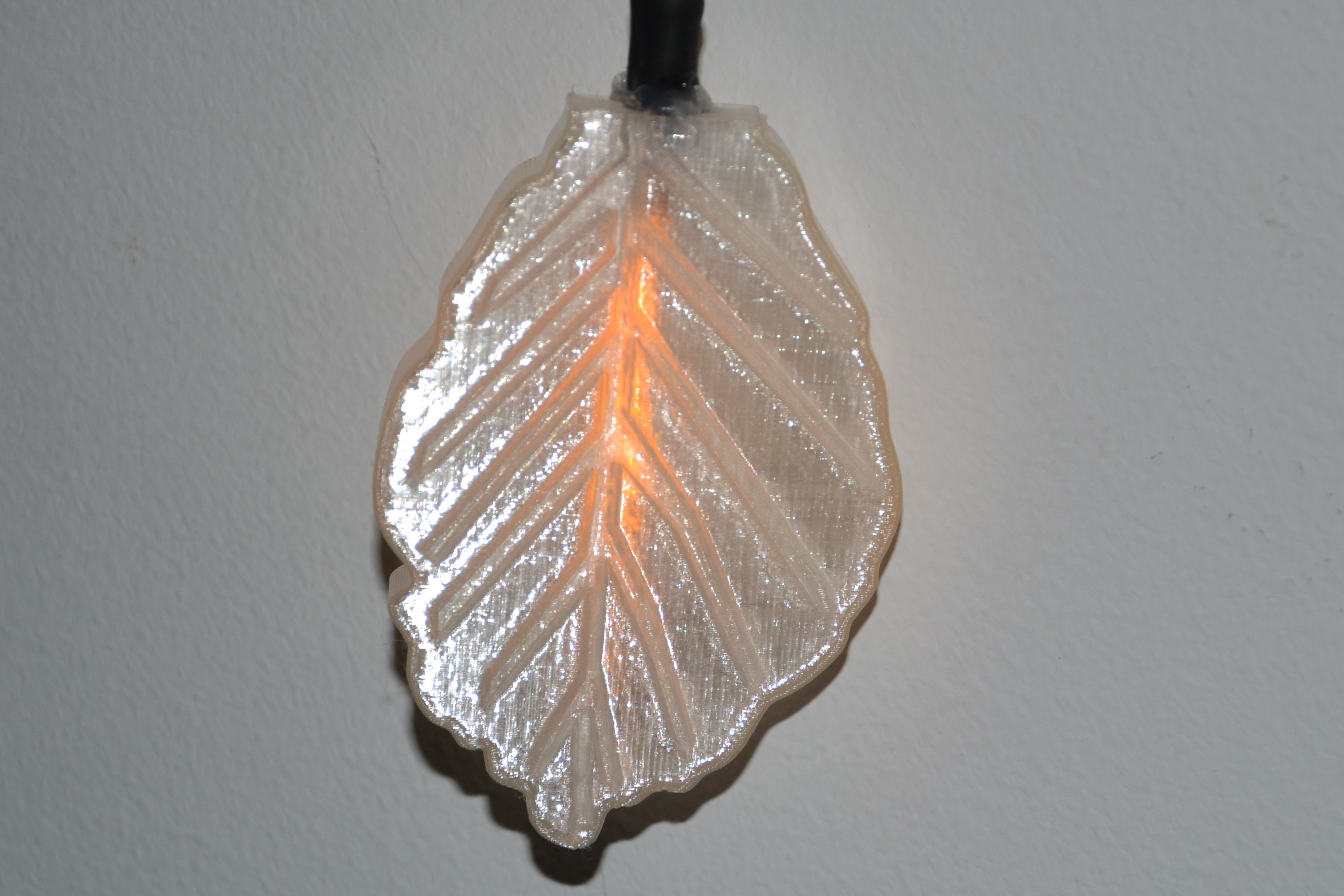 Leaf LED string by Timon | Download free STL model | Printables.com