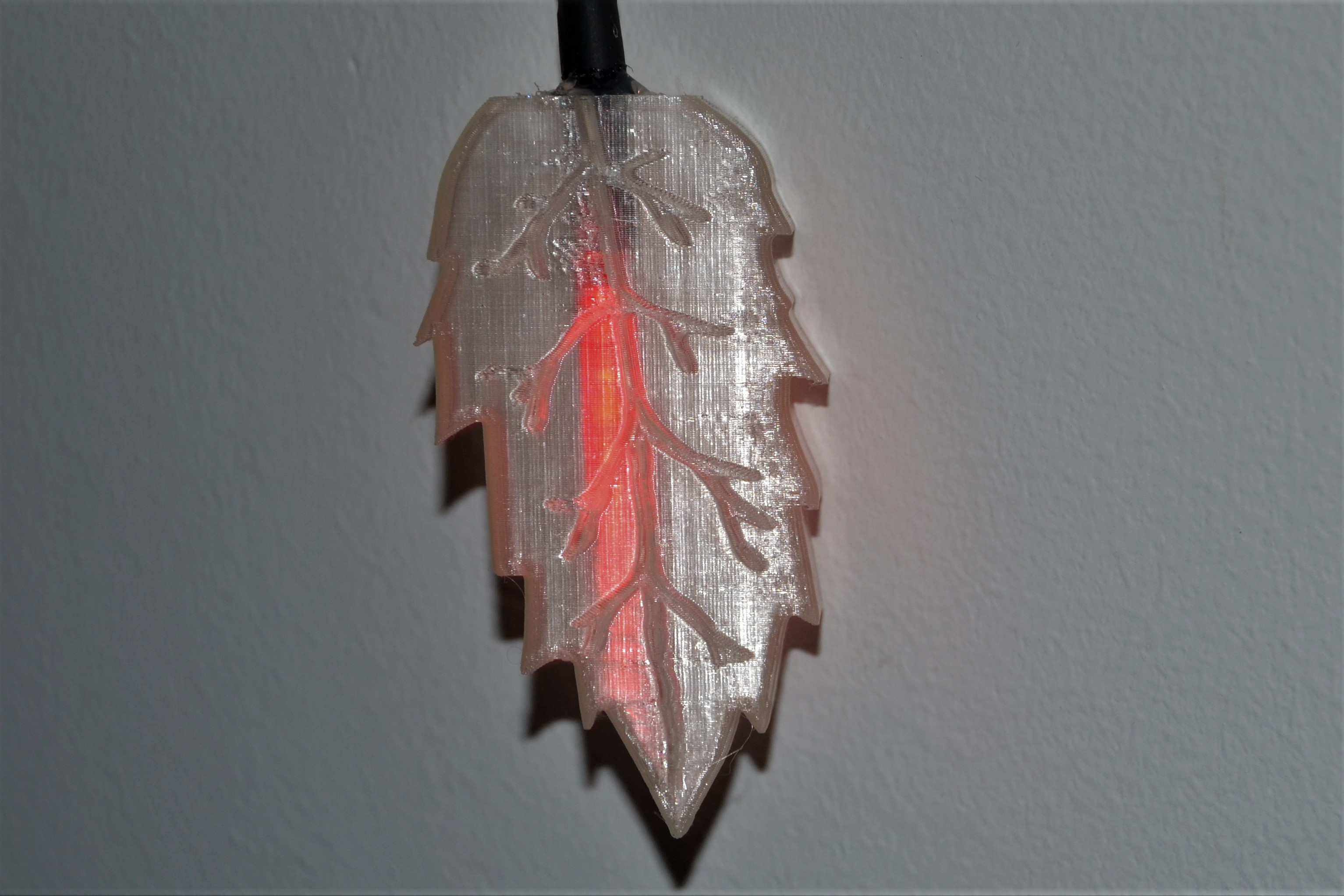Leaf LED string by Timon | Download free STL model | Printables.com