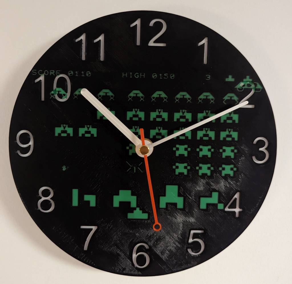 Commodore PET Space Invaders Clock - MMU2 by colin.j.haynes@gmail.com ...