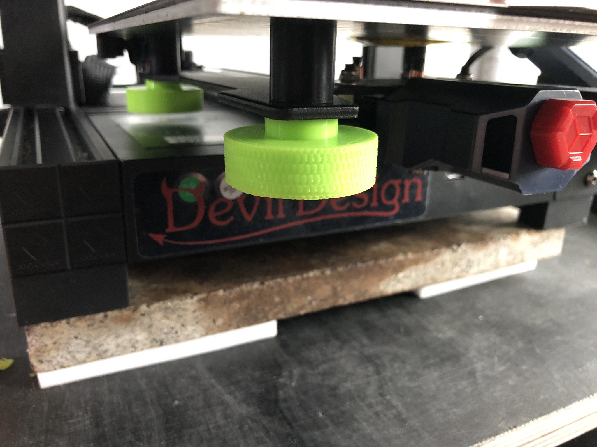 Anycubic Kobra manual bed leveling knobs por exdablju | Descargar ...