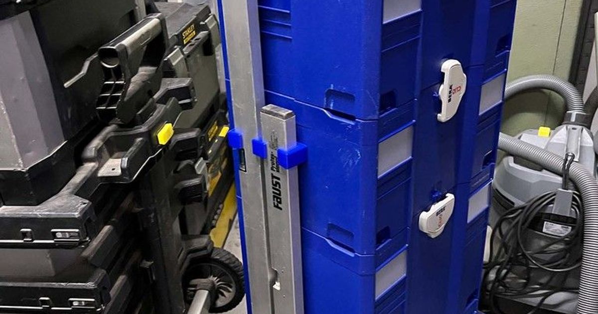 Systainer T-Loc Spirit Level Holder (FESTOOL, Berner, Metabo and Co ...