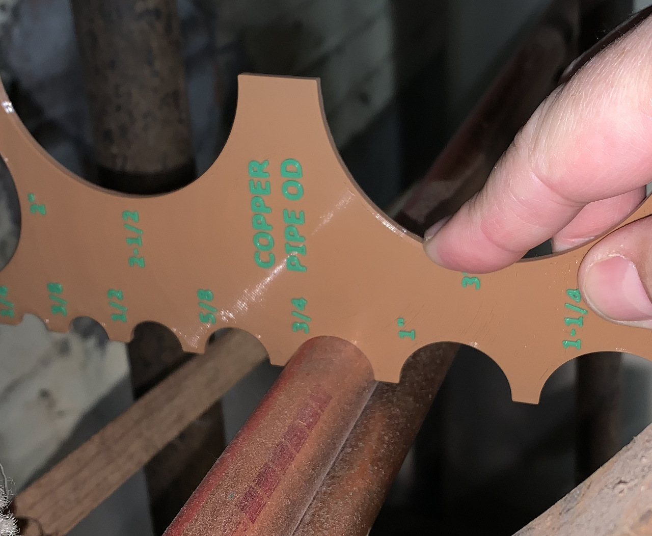 UFS-105 Copper Pipe Diameter Gage, External Measurement por ...