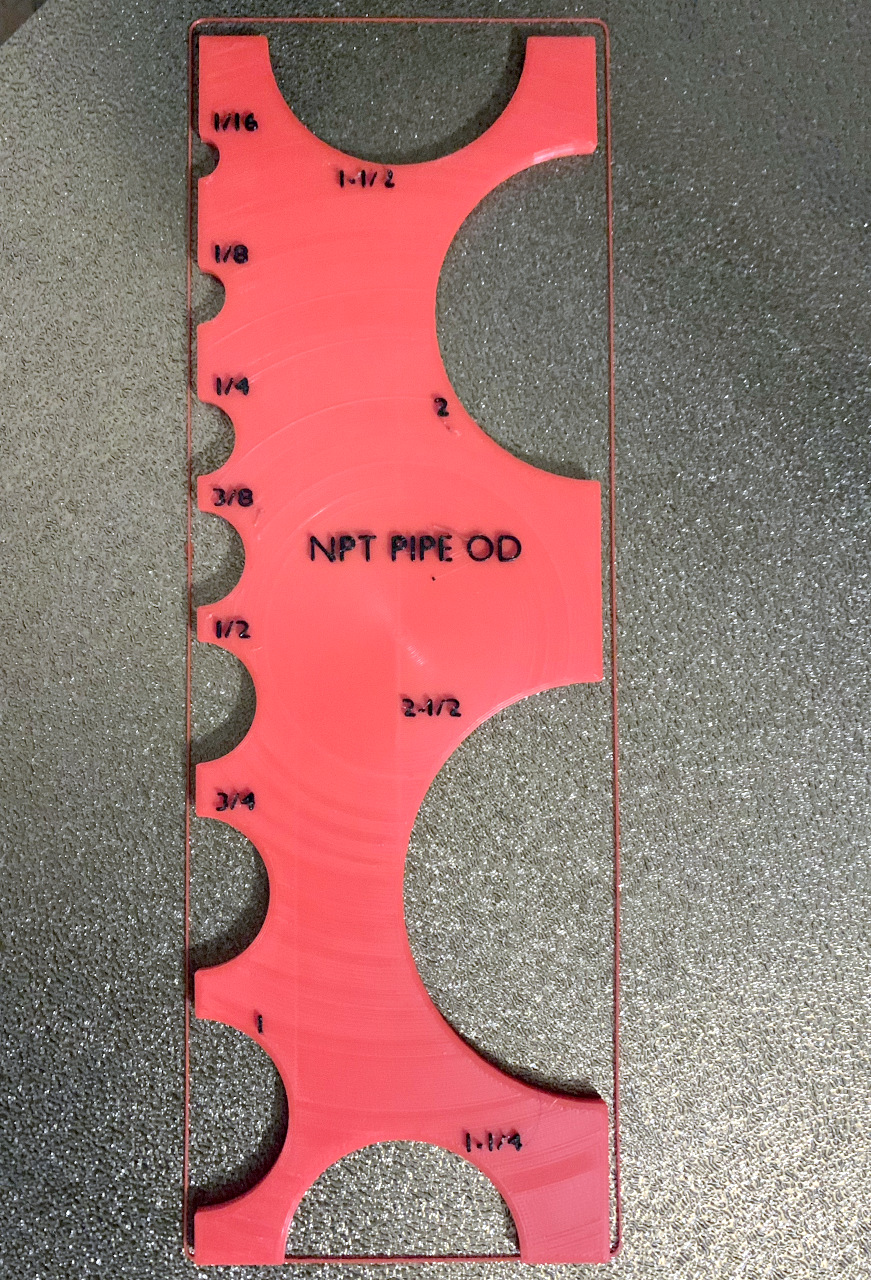 UFS 032 Black Pipe Diameter NPT Gage External Measurement By ufs-032-black-pipe-diameter-npt-gage-external-measurement-by