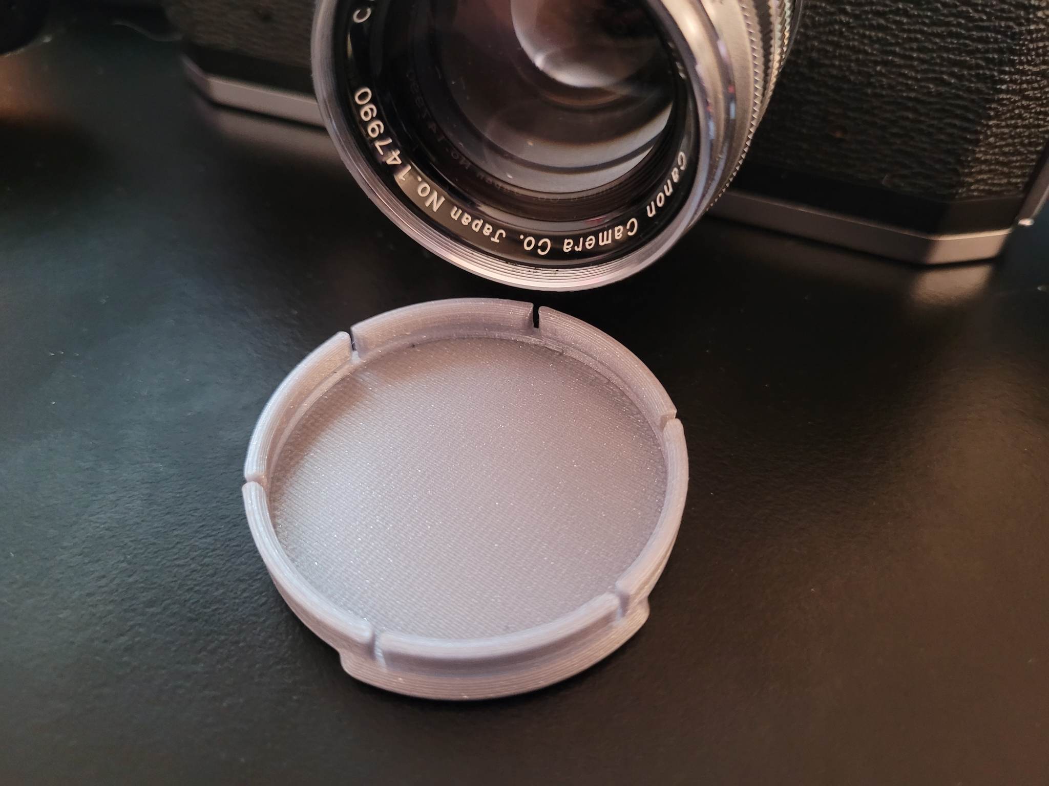 Lens cap for Canon 50mm f1.8 LTM lenses by FredrikHamrebjorkDesigns ...