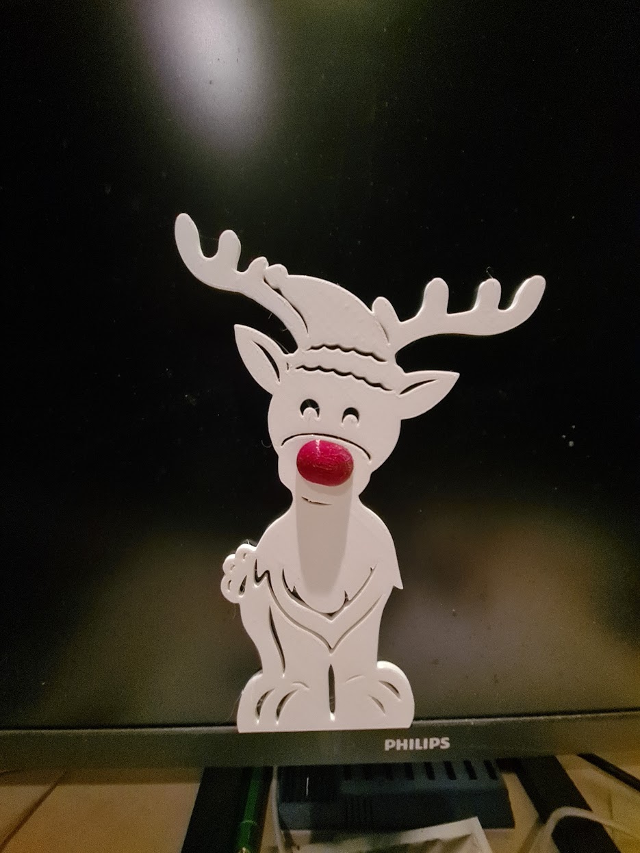 Rudolph the Reindeer by GCodePrintr | Download free STL model ...