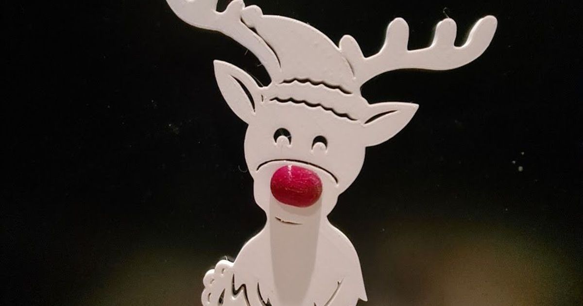 Rudolph the Reindeer by GCodePrintr | Download free STL model ...