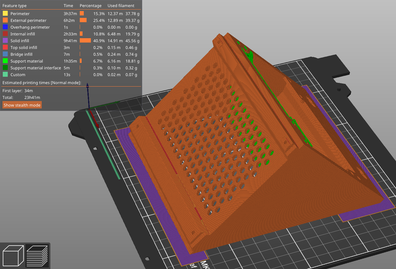 NR200P PSU/HDD mount by pilniczek | Download free STL model ...