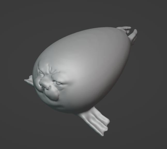 Grumpy seal by Dilem | Download free STL model | Printables.com