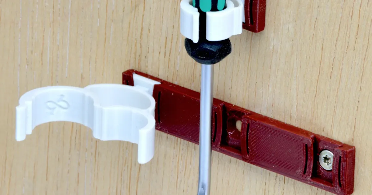 Compliant Mechanism Clip Wallmount for Screws by Bodo | Download free ...