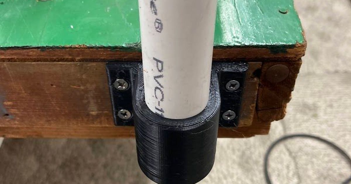 3/4" PVC Side mount by bradbot | Download free STL model | Printables.com