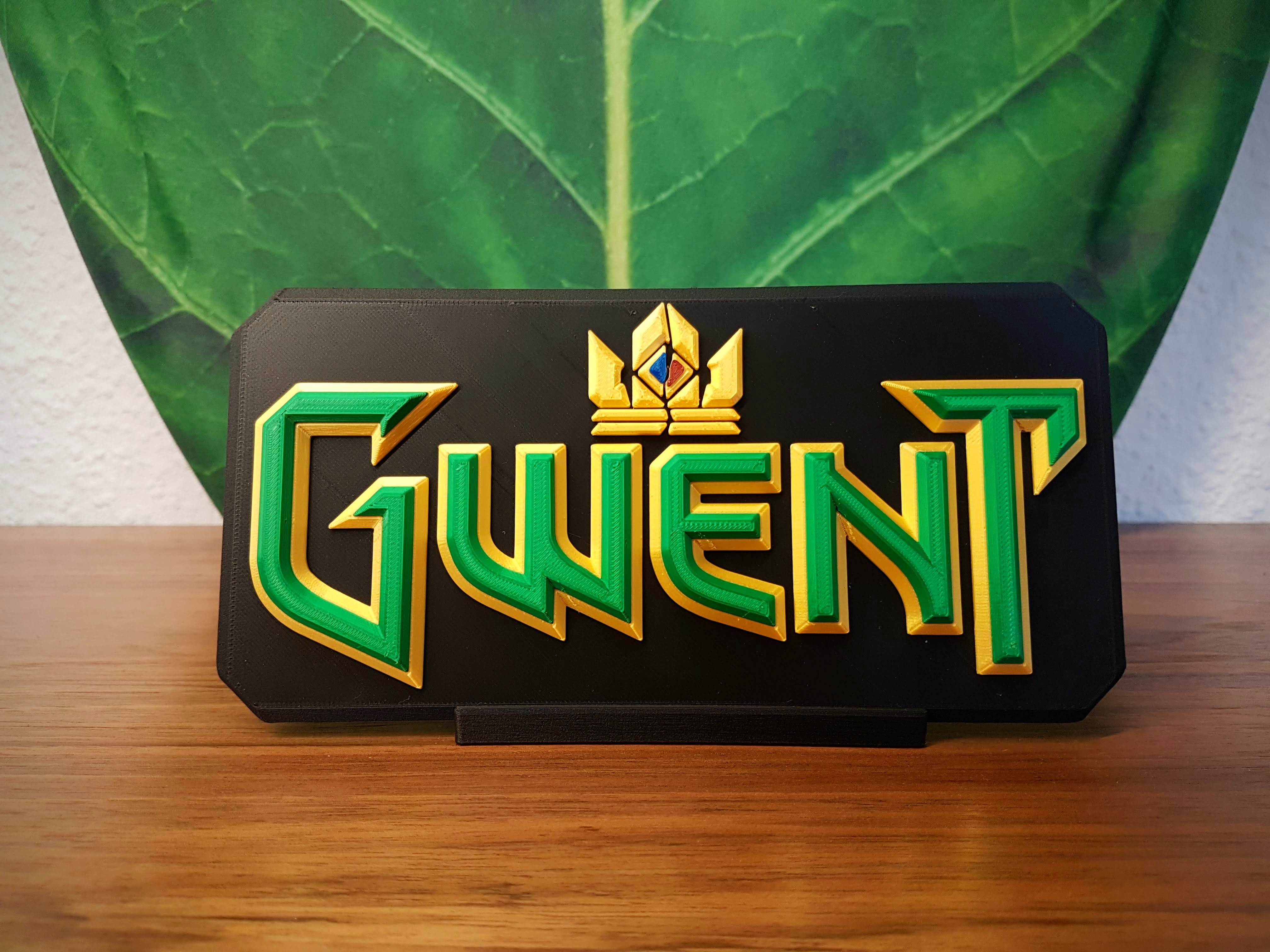 Gwent Logo - The Witcher 3: Wild Hunt by Extrutim | Download free STL ...