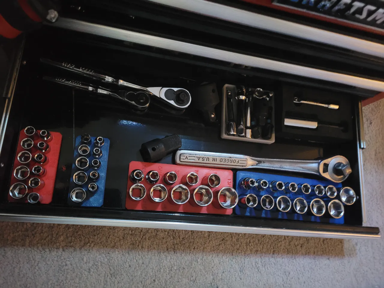 Craftsmen Tool Box Socket Organizer by Tyler | Download free STL model ...