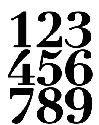 Numbers by M1C2 | Download free STL model | Printables.com
