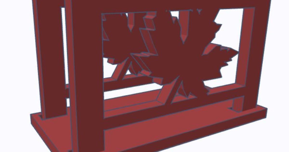 Maple Leaf Napkin Holder by Inventify | Download free STL model ...