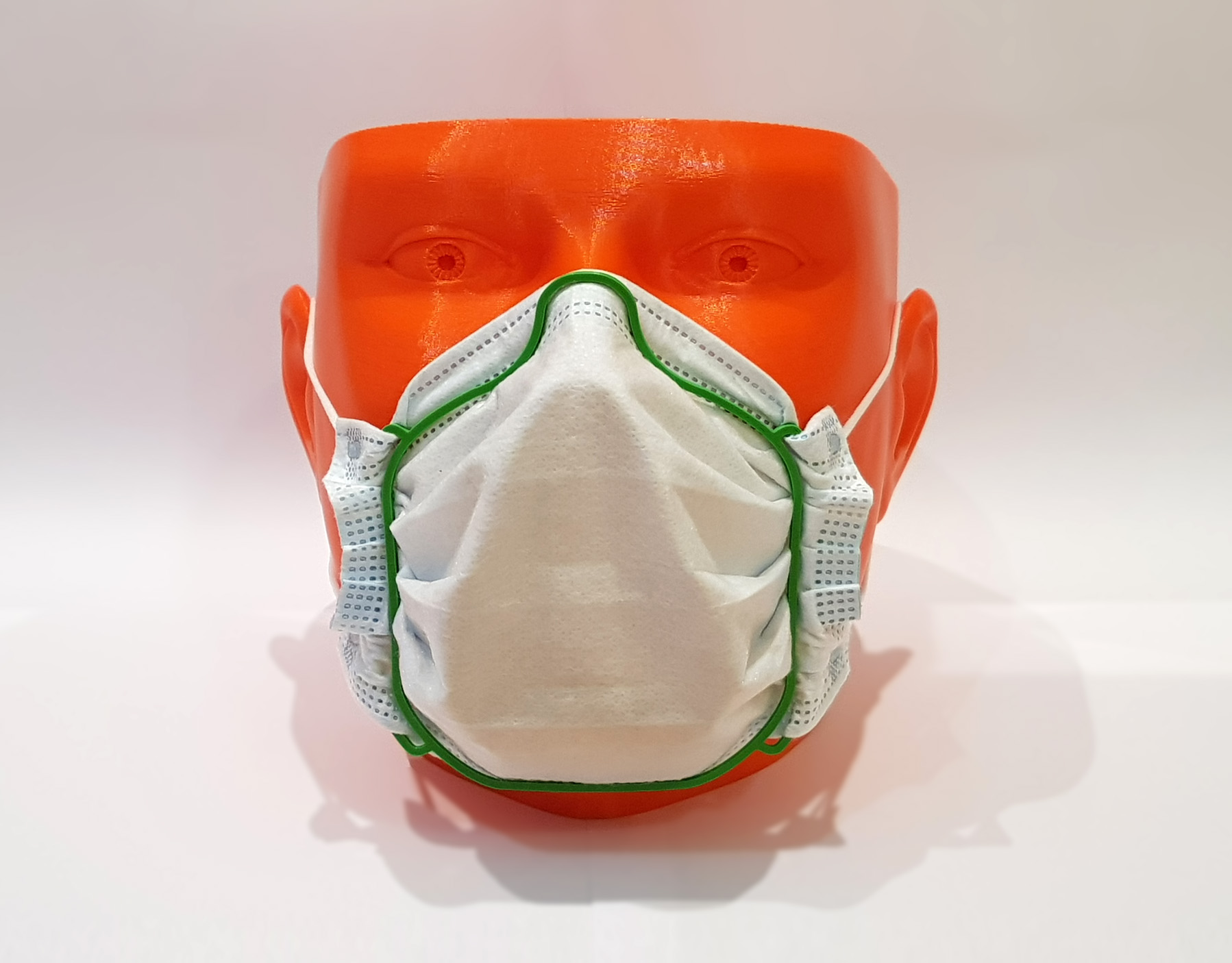 Surgical Mask Frame v2 by ecoiras | Download free STL model ...