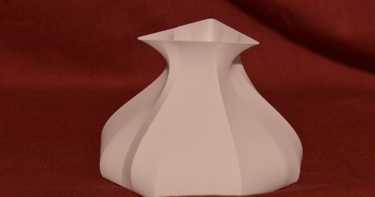 DS3D4U Vase 4, Triangle by DS3D4U | Download free STL model ...