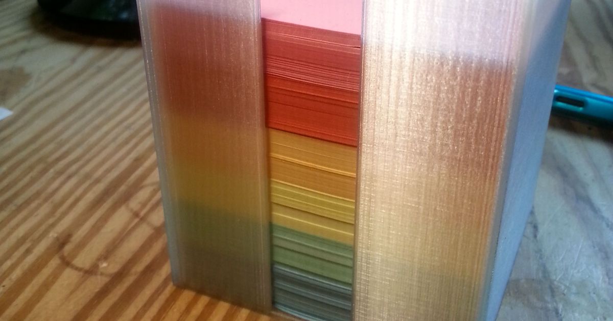 Post-it Box by Tomas Horacek | Download free STL model | Printables.com