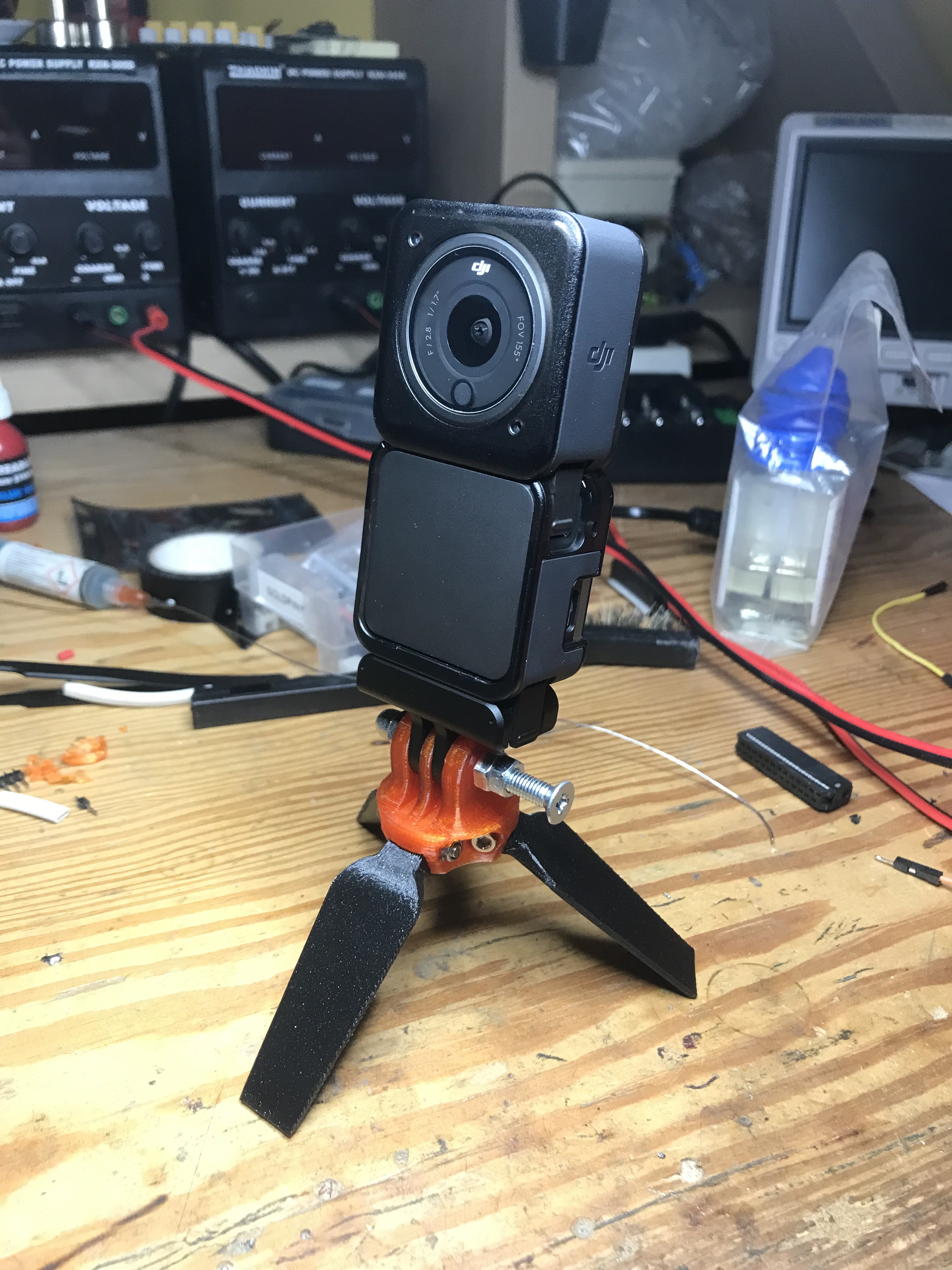 Mini tripod for action cameras (dji action 2, gopro, insta360) by ...