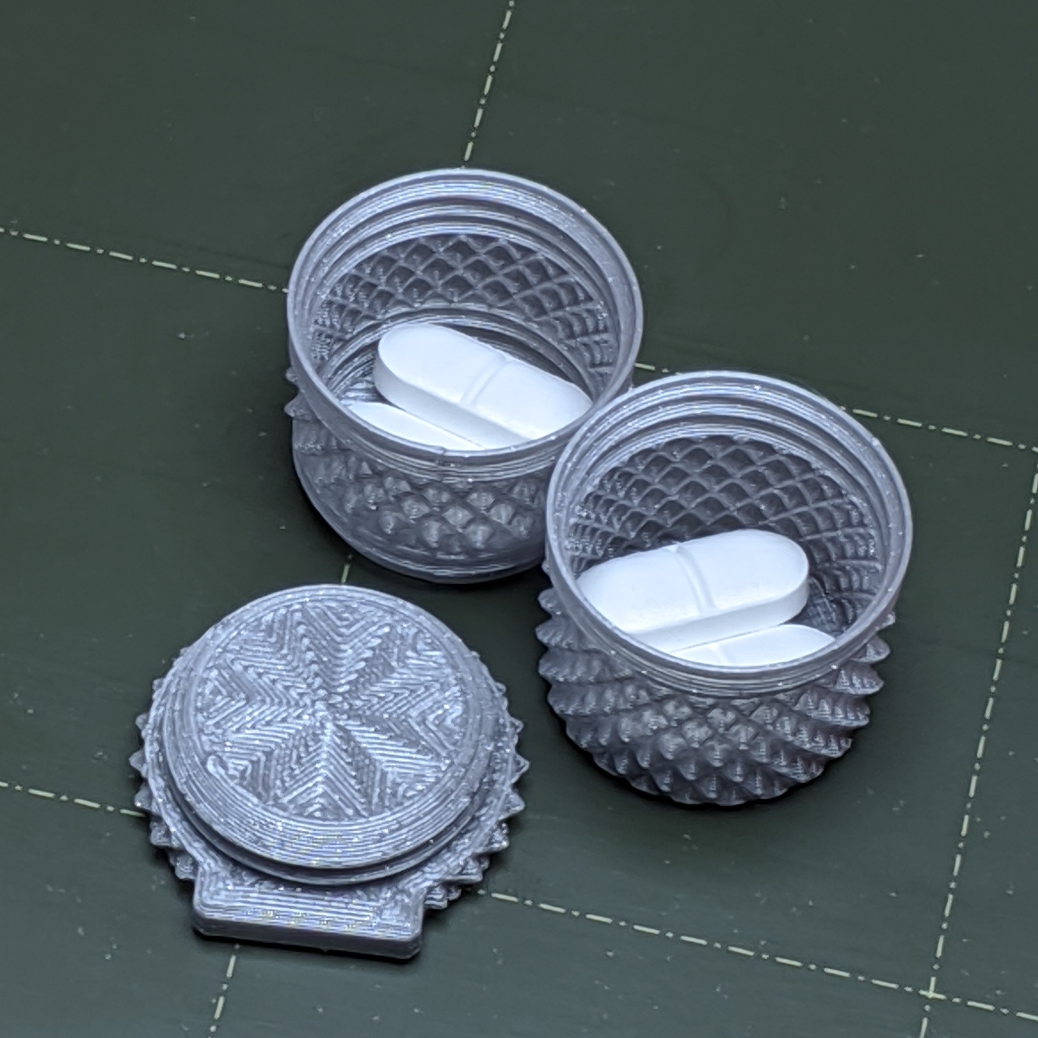 Vase mode stacking pill pots by Nigel Johnson | Download free STL model ...