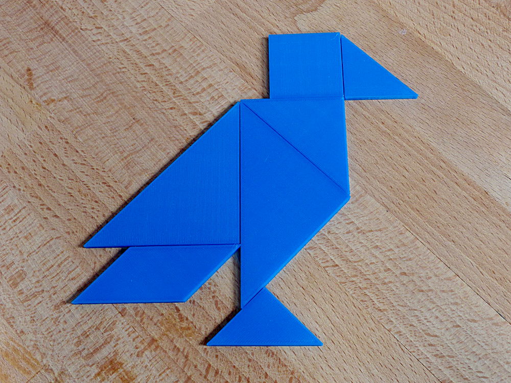 Tangram Puzzle with Slider Box by Pentoma | Download free STL model ...
