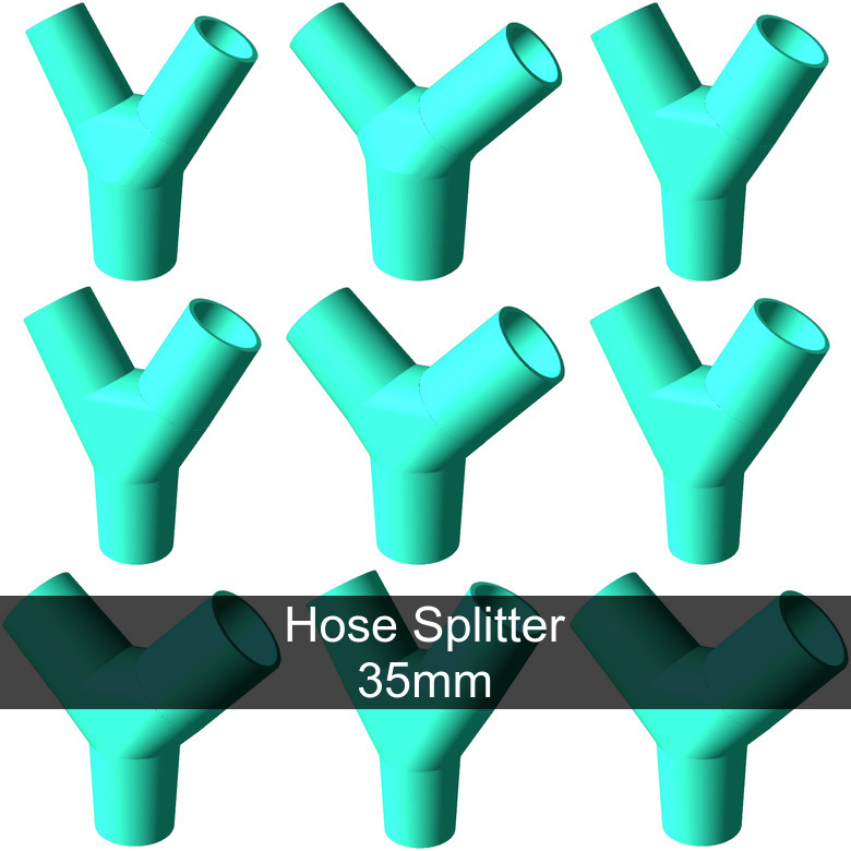 Vacuum hose Y connector - splitter for all common sizes by Max ...