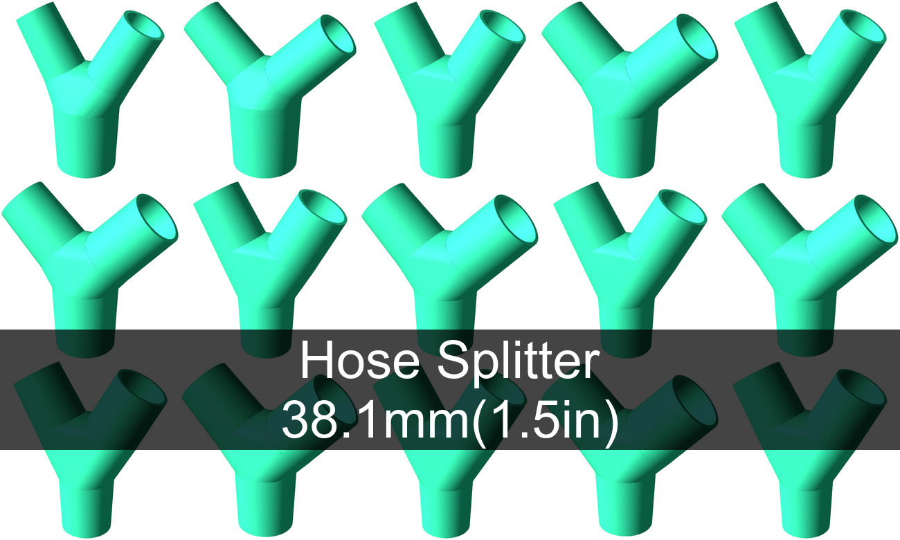 Vacuum hose Y connector - splitter for all common sizes by Max ...