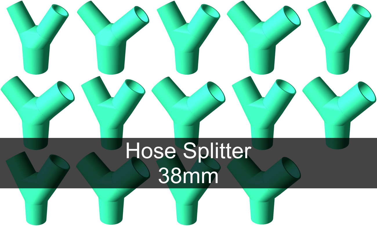 Vacuum hose Y connector - splitter for all common sizes by Max ...