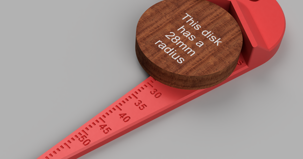 Radius measurement tool and Cylinder center finder. by Joe | Download ...
