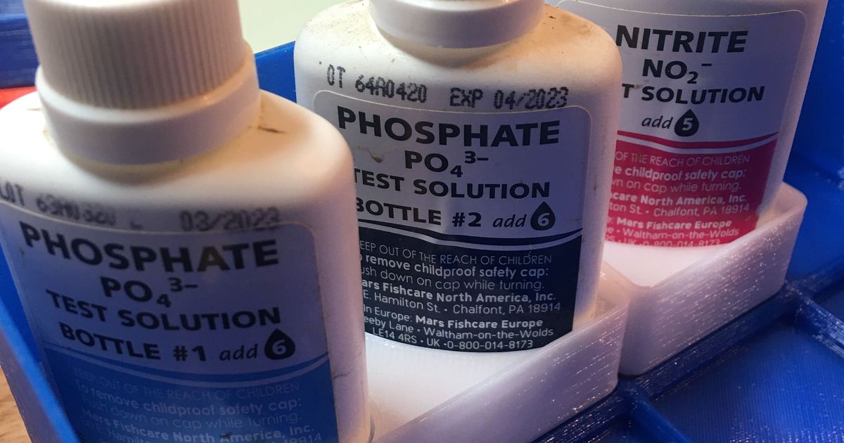 Gridfinity Storage For API Water Test Kit by Brenda | Download free STL ...