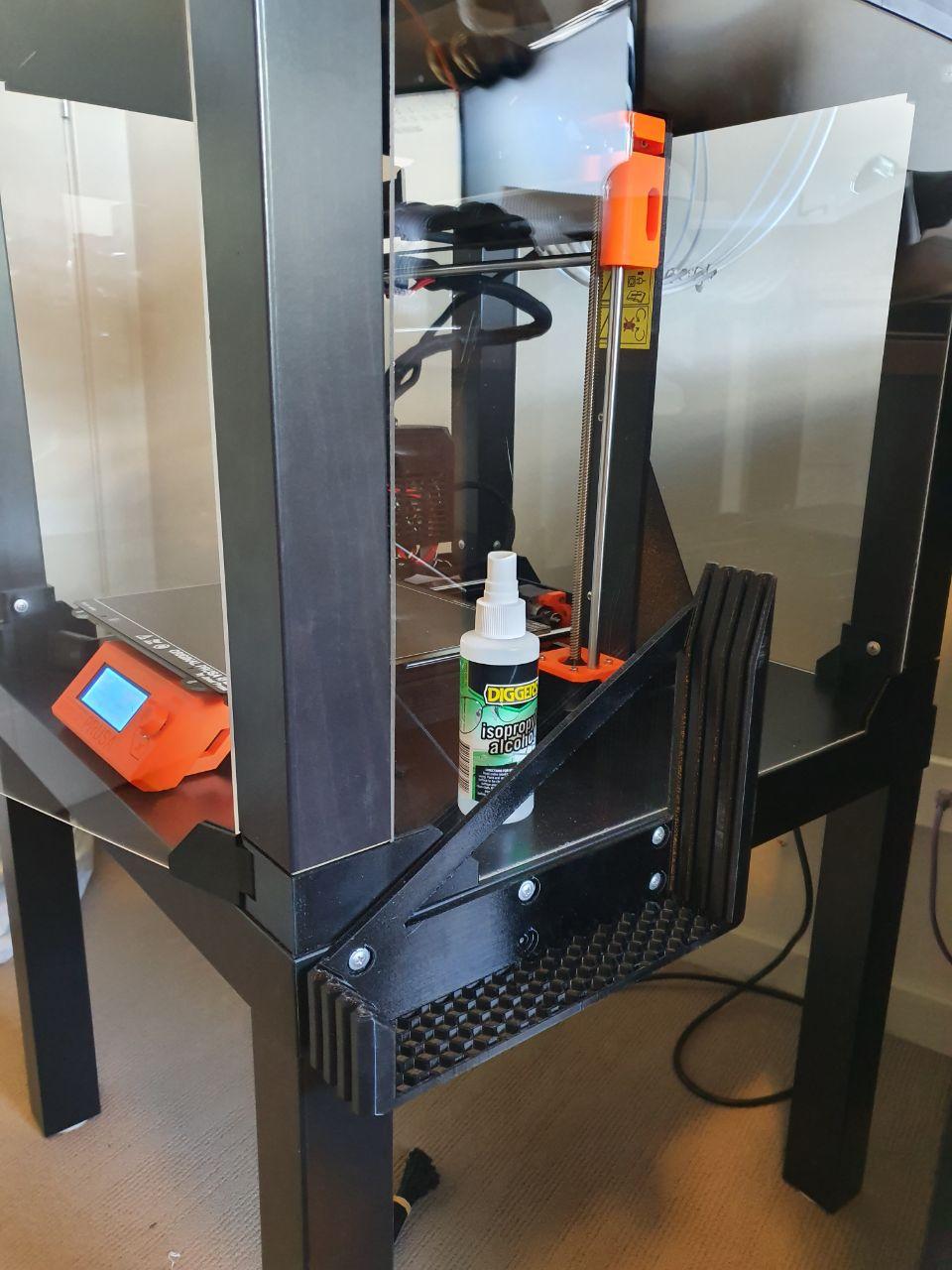 Lack Table Build Plate Holder by Slider | Download free STL model ...