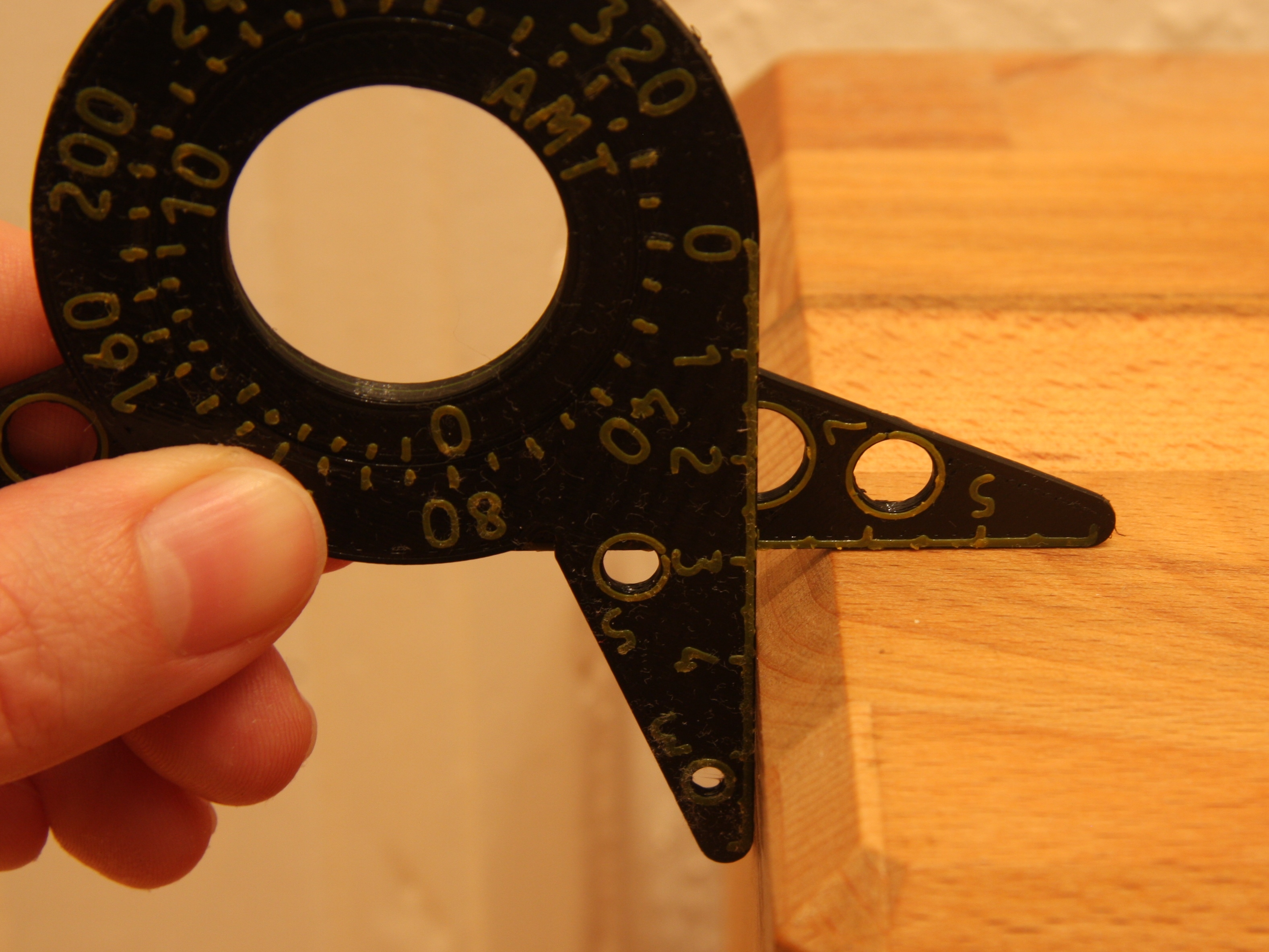 Vernier bevel protractor - Goniometer | Rapporteur | Winkelmesser by ...