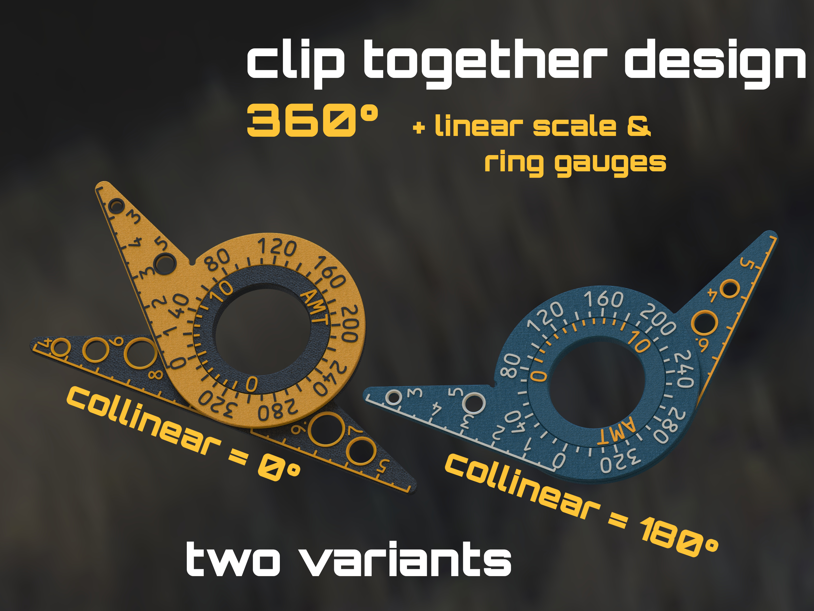 Vernier bevel protractor - Goniometer | Rapporteur | Winkelmesser by ...