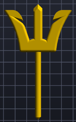 Zany Looking Trident by M1C2 | Download free STL model | Printables.com