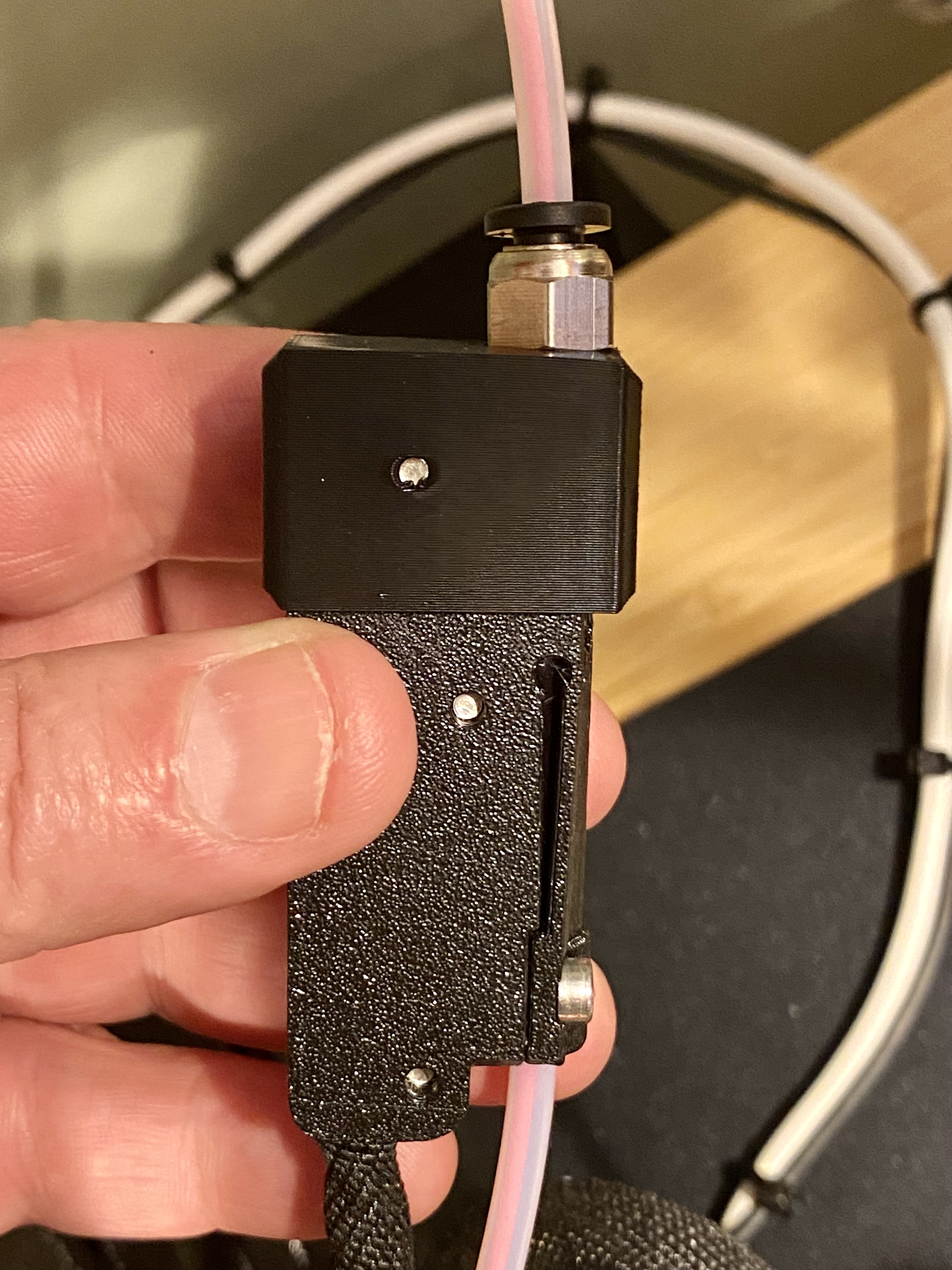 Remix of Prusa Mini Filament Sensor Bowden Connector Adapter by @OTE by ...