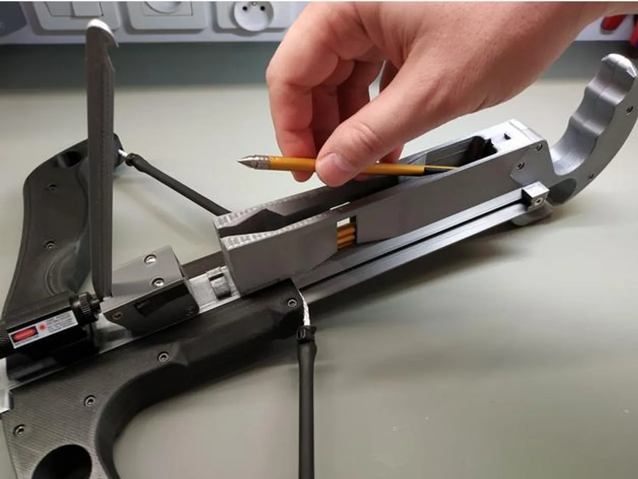 Sliding+Legolini+-+Pump-Action+Repeating+Mini+Bow for Prusa Mini by yul ...