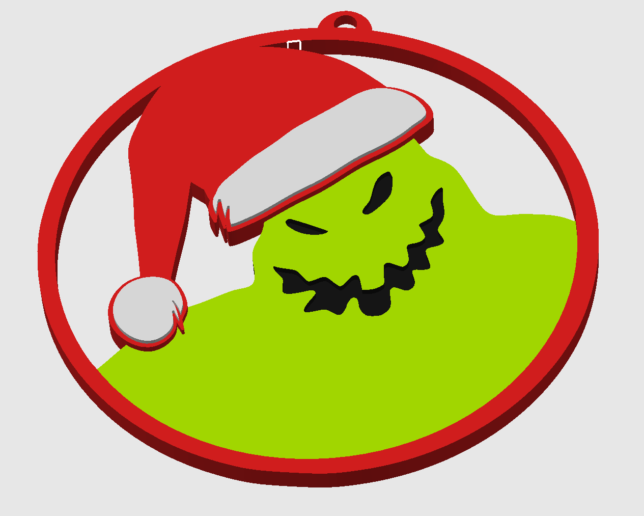 Ornament - Santa Oogie Boogie by Jason M. | Download free STL model ...