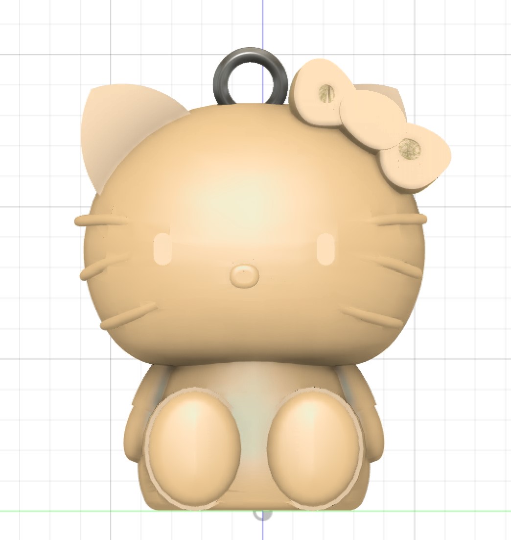 Hello Kitty Christmas Ornament by Naiqui Armendariz | Download free STL ...