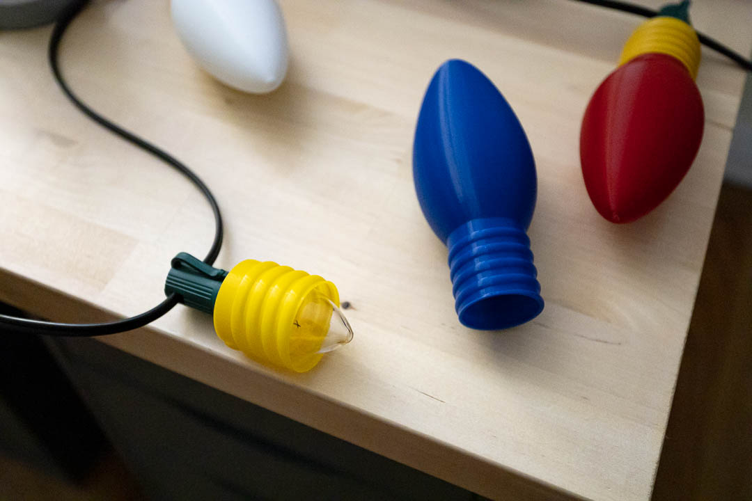 Large Christmas Light Bulb by Brian Zak | Download free STL model ...