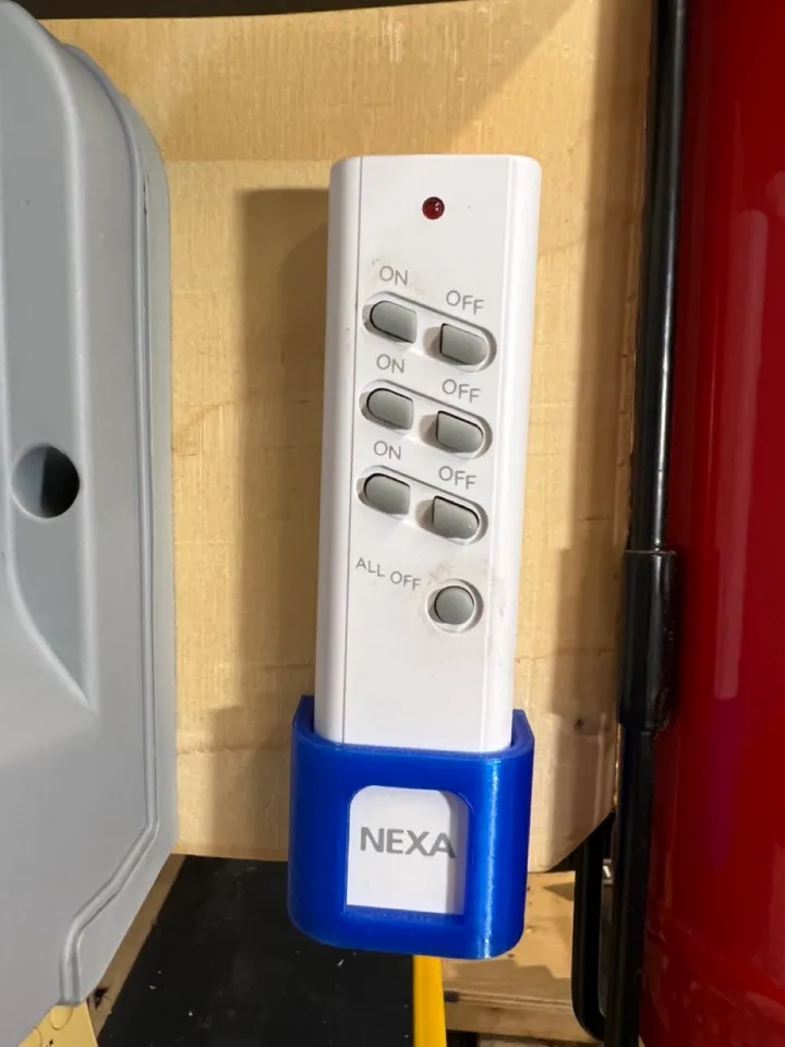 wall holder for Nexa remote control by Tommy1972 | Download free STL model | Printables.com