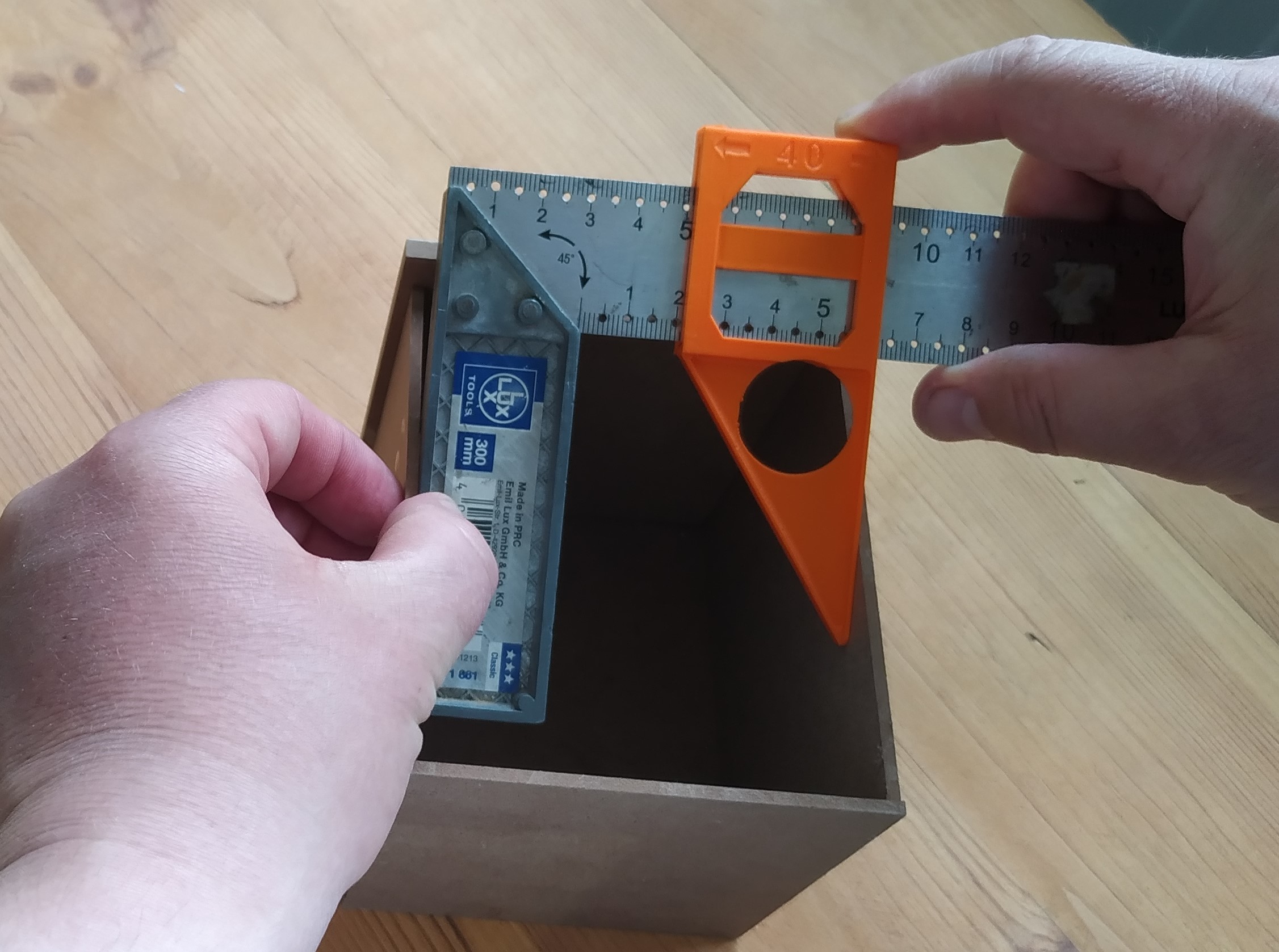Caliper from carpenter's square - adapter by tom TTU | Download free ...
