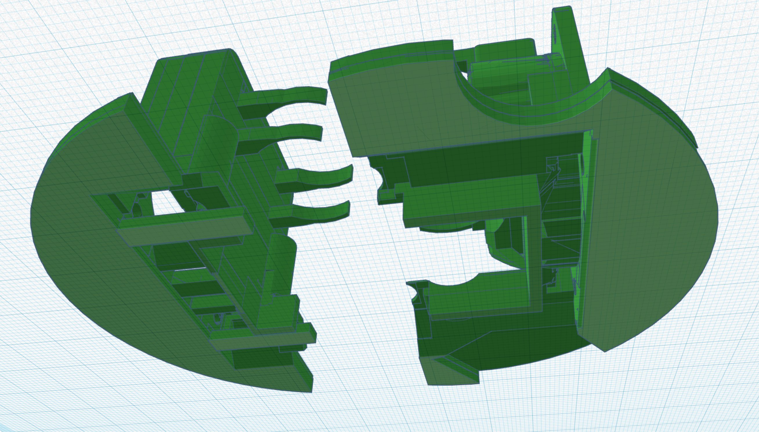 E3D v6 LED Ring Split up fan shroud by 3D Try Outs | Download free STL ...