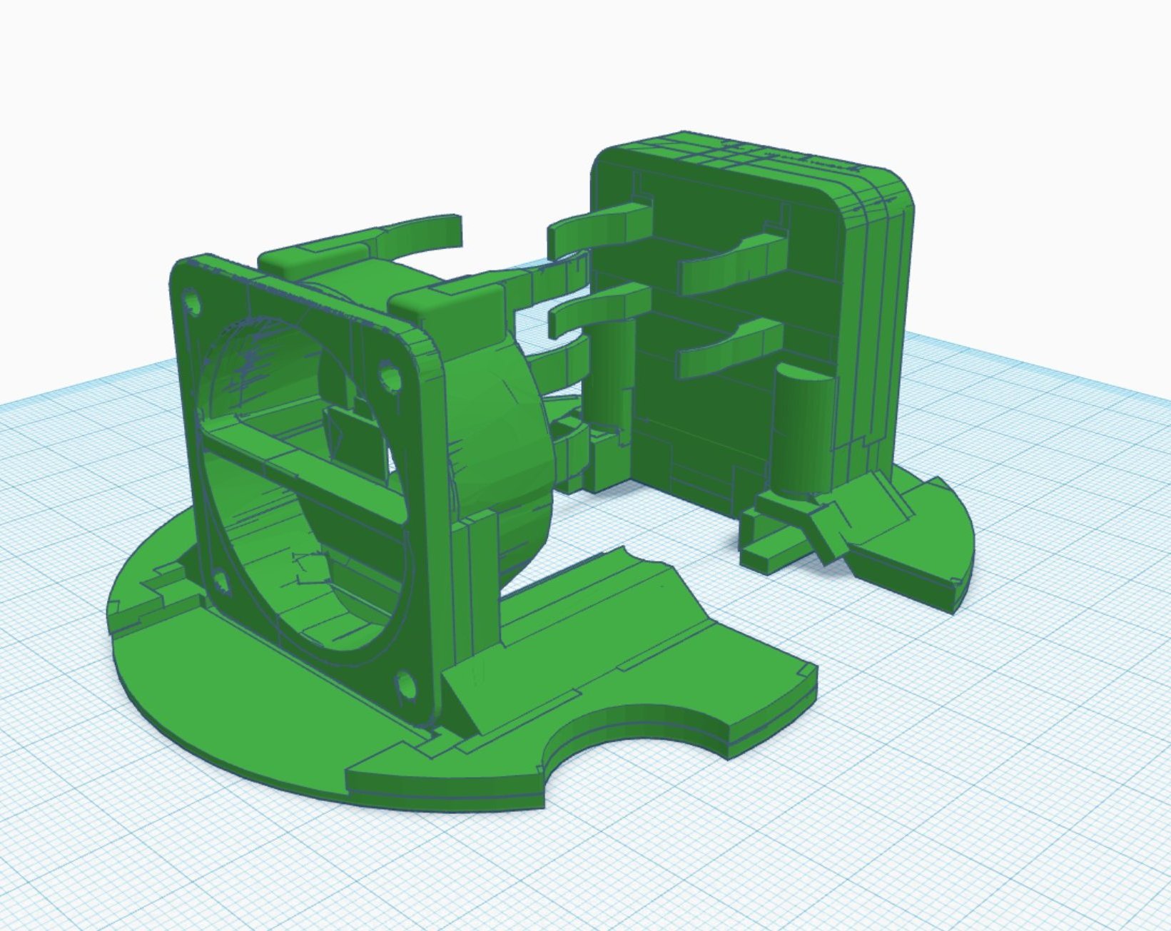 E3D v6 LED Ring Split up fan shroud by 3D Try Outs | Download free STL ...