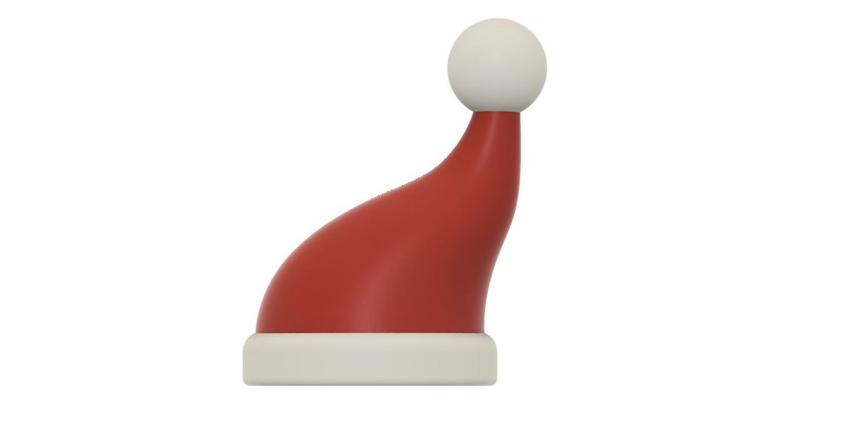 Christmas Santa Hat/Cap by Rok Bukva | Download free STL model ...