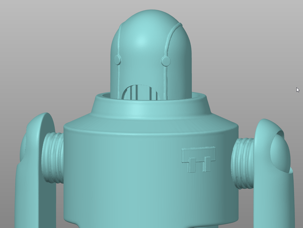 75cm Darren Robot by M.J. Caboose | Download free STL model ...