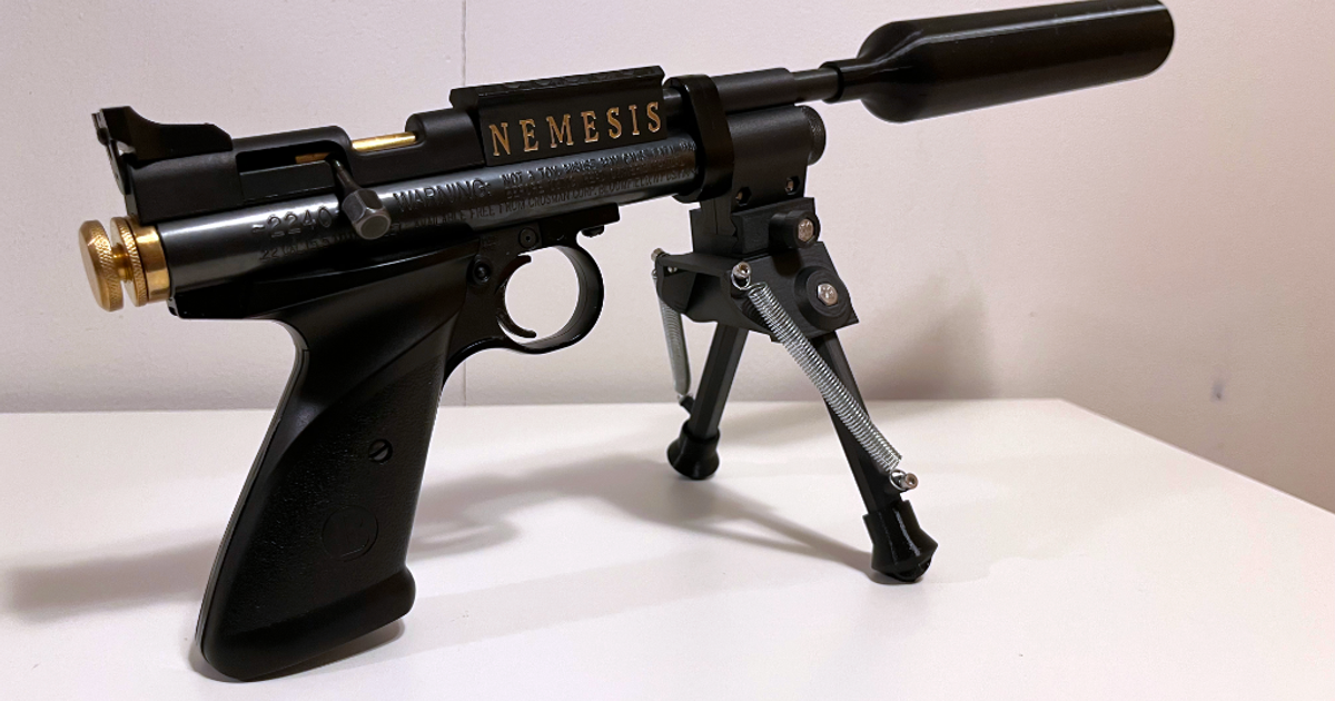 Silencer for Crosman 2240 by r3l471v157 | Download free STL model ...