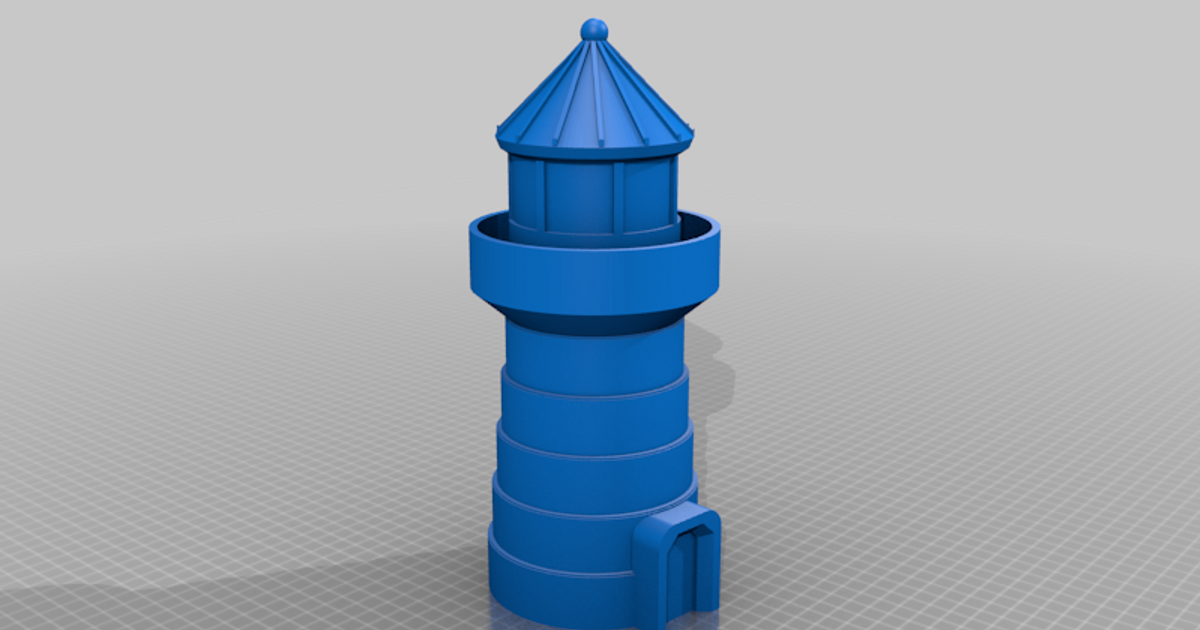Easy to Print Lighthouse by Christian Abeler | Download free STL model ...