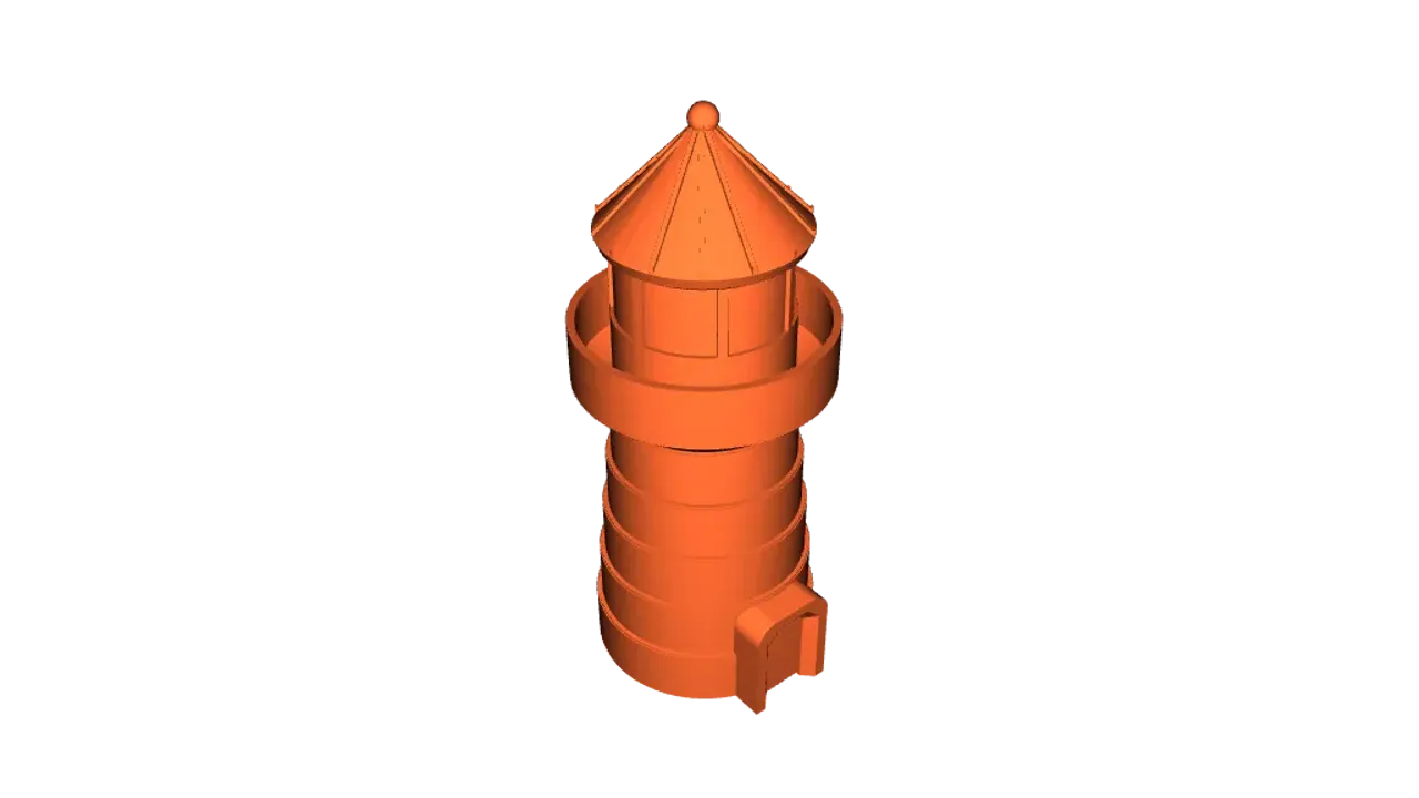 Easy to Print Lighthouse by Christian Abeler | Download free STL model ...